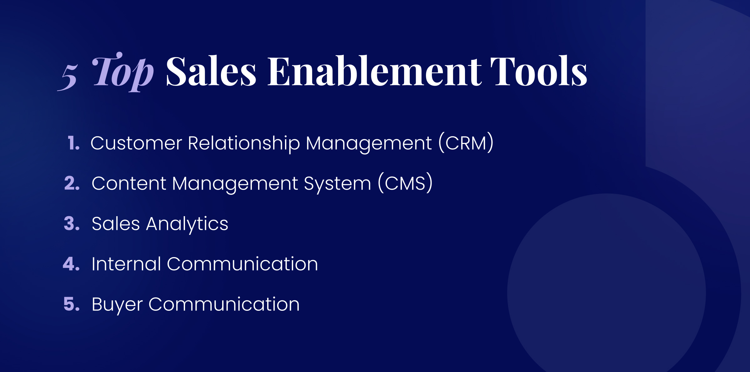 5 Sales Enablement Strategy Tools You Need Now